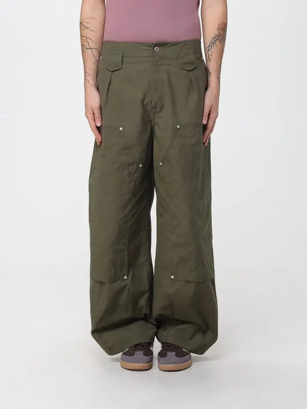 Kenzo Quilted Wide-leg Trousers