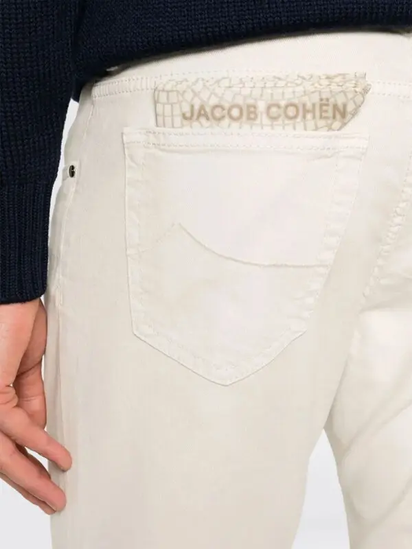 Jacob Cohen Straight Leg Jeans - White