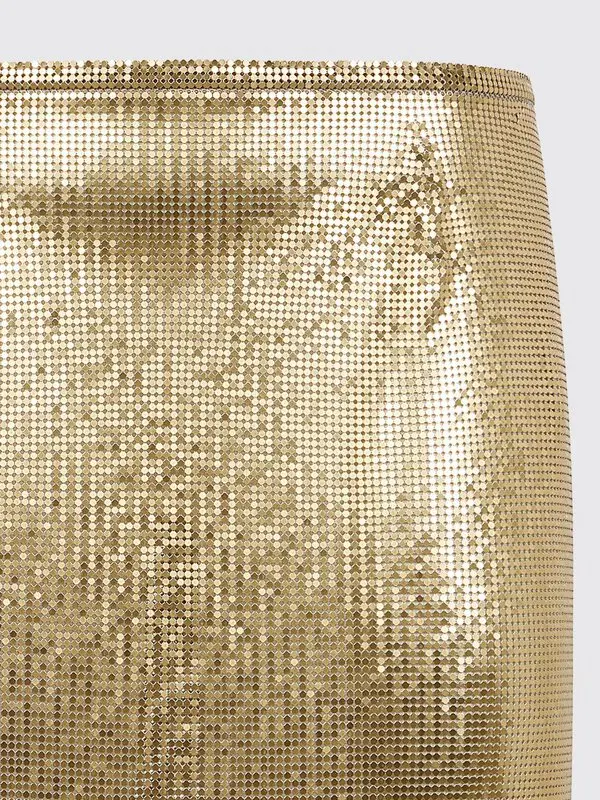 Rabanne Metallic Mesh Skirt - Dark