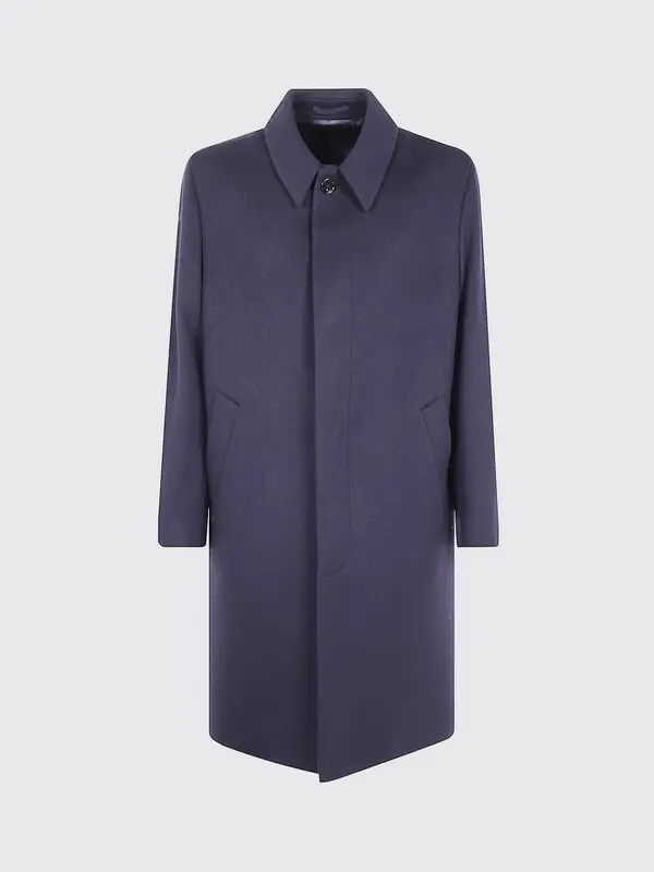 LARDINI Wool Coat - Blue