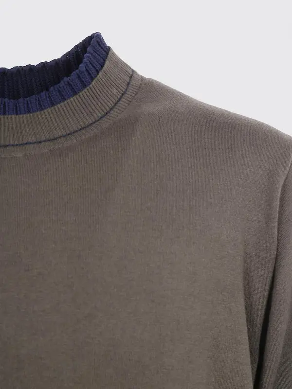 Sacai Crew Neck Pullover - Kaki