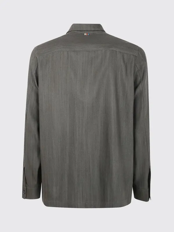 Paul Smith Textured Shirt Jacket - Green