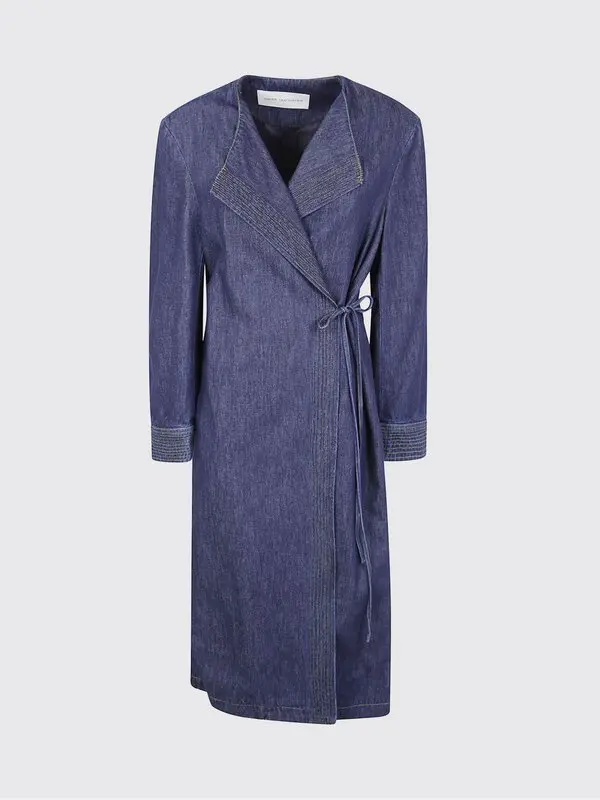 Dries Van Noten Denim Tie Detailed Jacket - Indigo