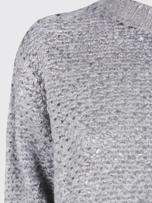 Avant Toi Textured Pullover Sweater - Grey