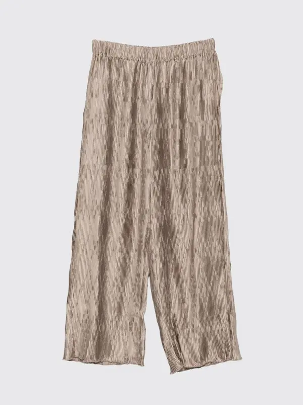 BY MALENE BIRGER Crinkled Wide Leg Pants - Gold