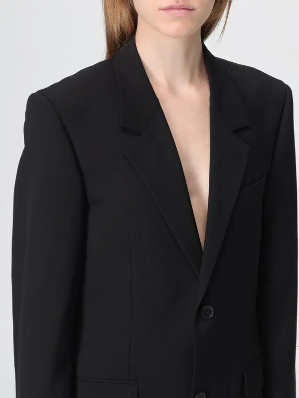 Balenciaga Single-breasted Jacket - Black