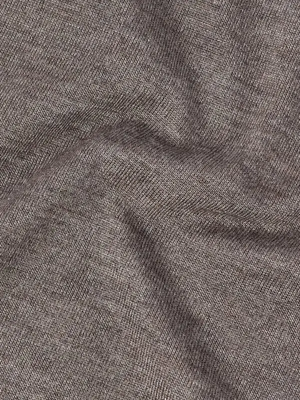 Thom Sweeney Cashmere And Silk-blend Sweater - Brown