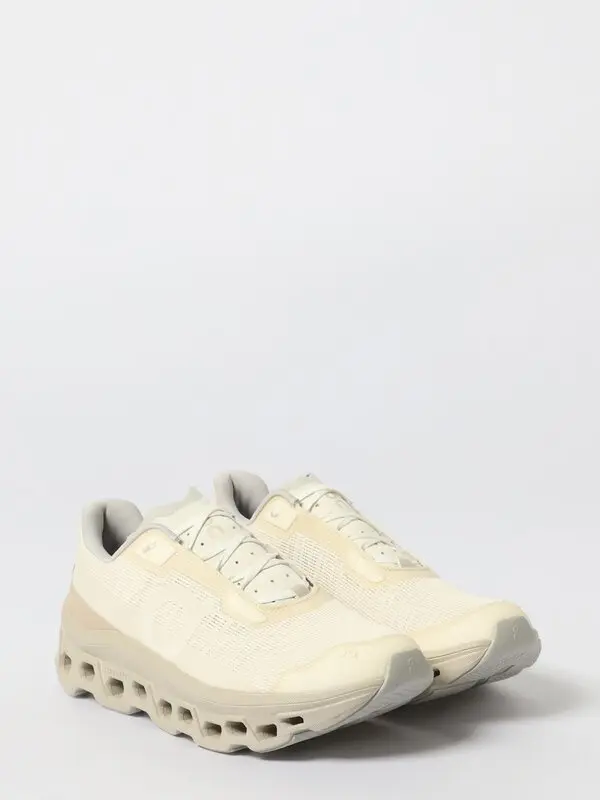 On Lace Up Sneakers - Beige