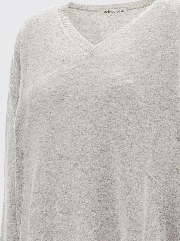 STEFANO MORTARI V-neck Pullover - Grey