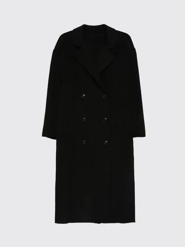 Loulou De Saison Double Breasted Coat - Black
