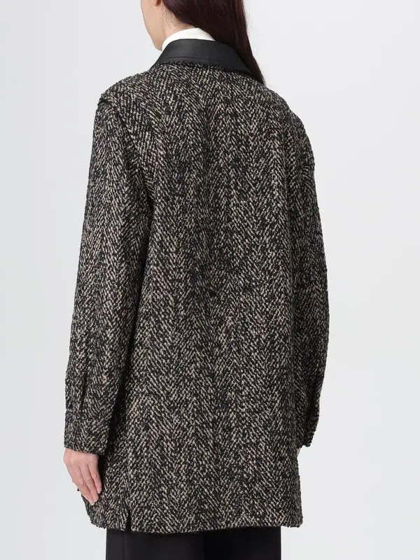 Max Mara Textured Mid Length Coat