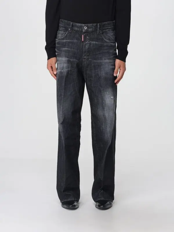 Dsquared2 Wash Distressed Jeans - Black