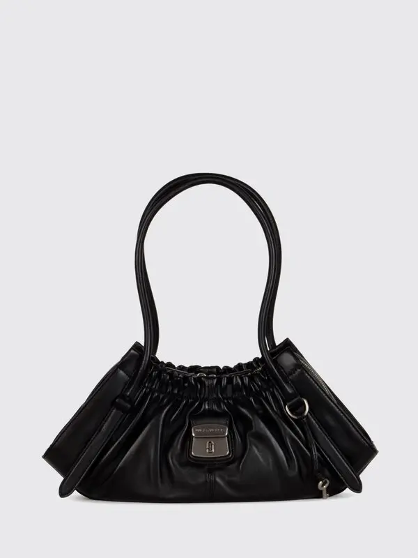 Marc Jacobs Cristina Leather Shoulder Bag - Black