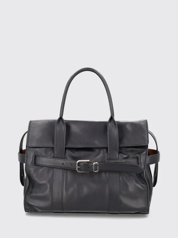 Marc Jacobs Leather Satchel With Buckle Detail