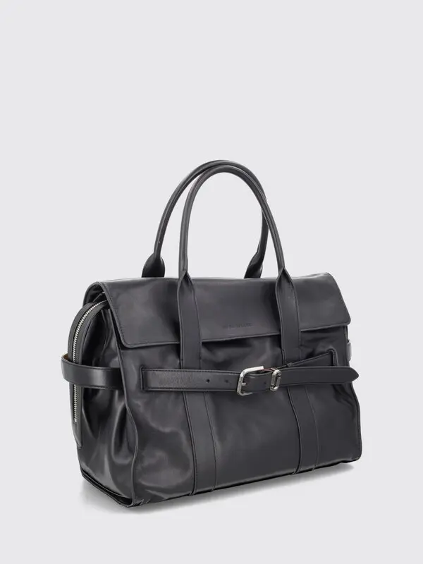 Marc Jacobs Leather Satchel With Buckle Detail