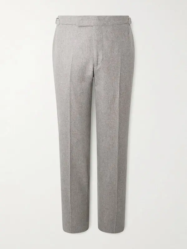 Thom Sweeney Tapered Wool Trousers