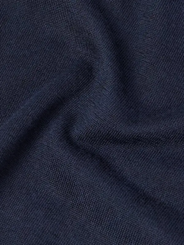 Thom Sweeney Cashmere And Silk-blend Sweater - Blue