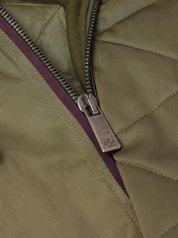 Ralph Lauren Purple Label Shearling-trimmed Shell Down Jacket