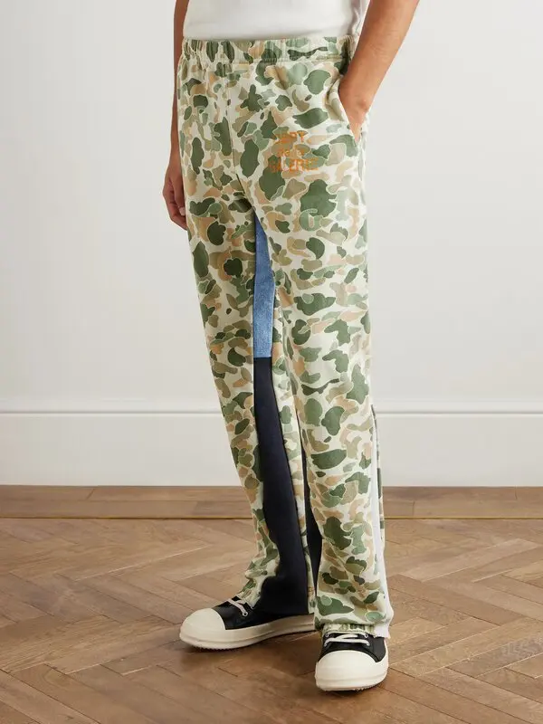 GALLERY DEPT. Flared Patchwork Sweatpants