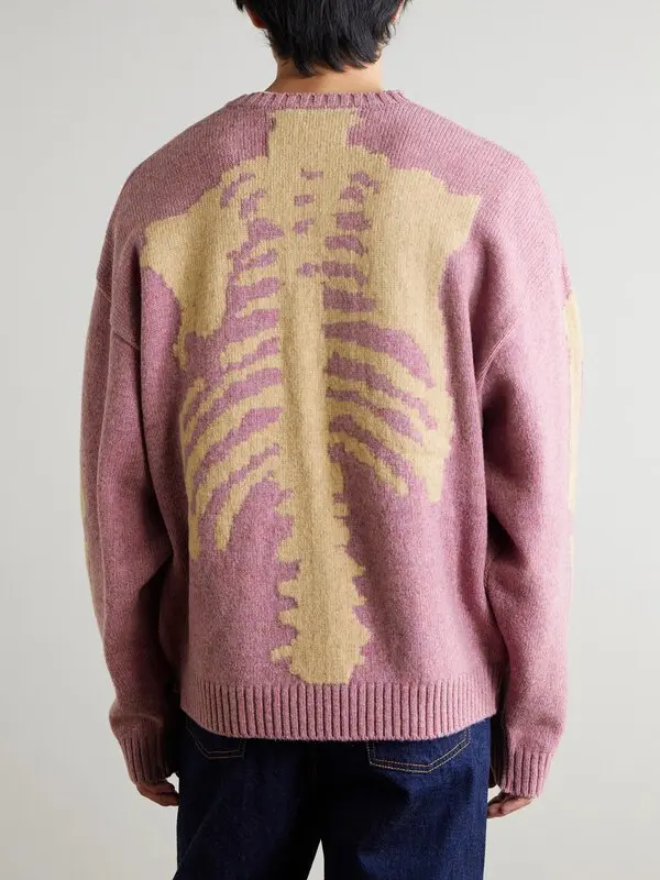 Kapital Oversized Intarsia Wool Sweater