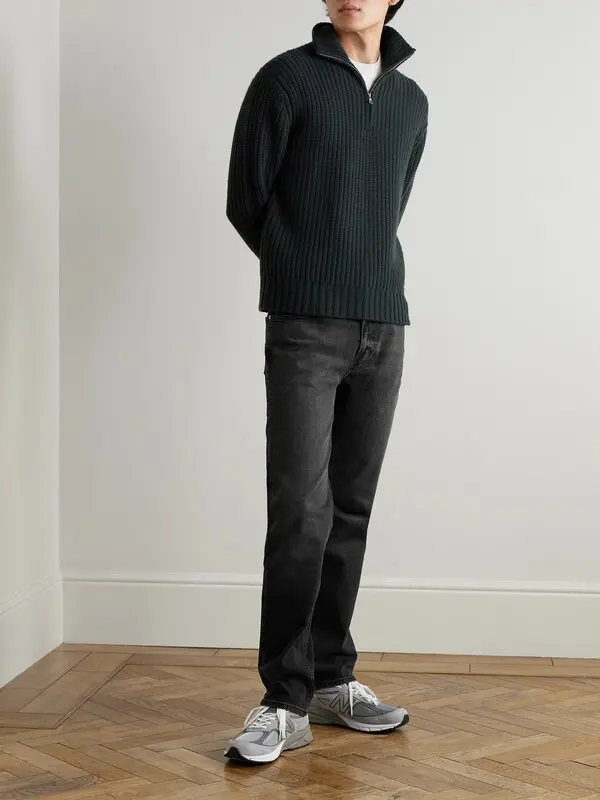 FRAME Modern Straight-leg Jeans - Black