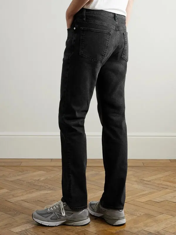 FRAME Modern Straight-leg Jeans - Black