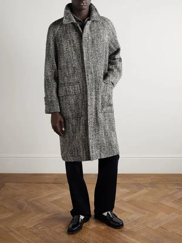 DRAKE'S Wool-blend Coat