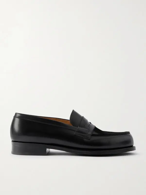 J.M. WESTON 180 Leather Penny Loafers