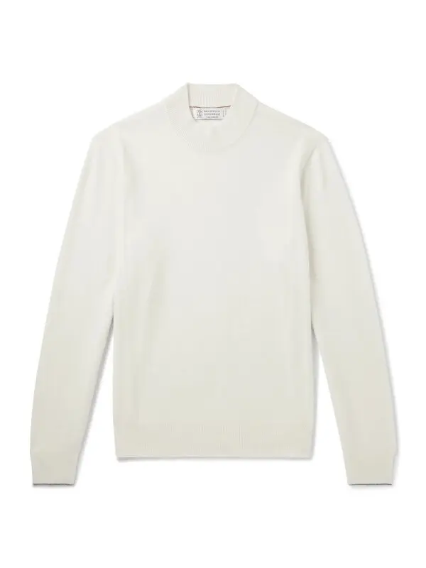 Brunello Cucinelli Cashmere Sweater - Neutrals