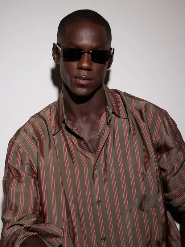 Cartier Signature Rectangular-frame Rimless Sunglasses