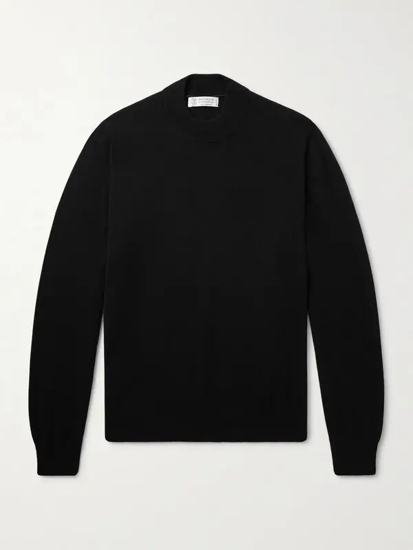 Brunello Cucinelli Cashmere Rollneck Sweater - Black