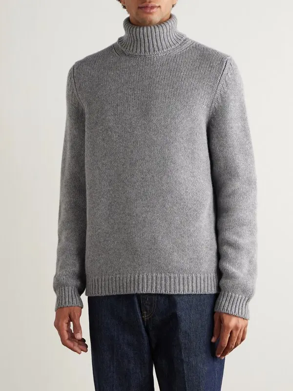 Anderson & Sheppard Cashmere Rollneck Sweater