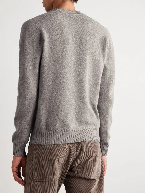 Altea Wool And Cashmere-blend Sweater - Gray