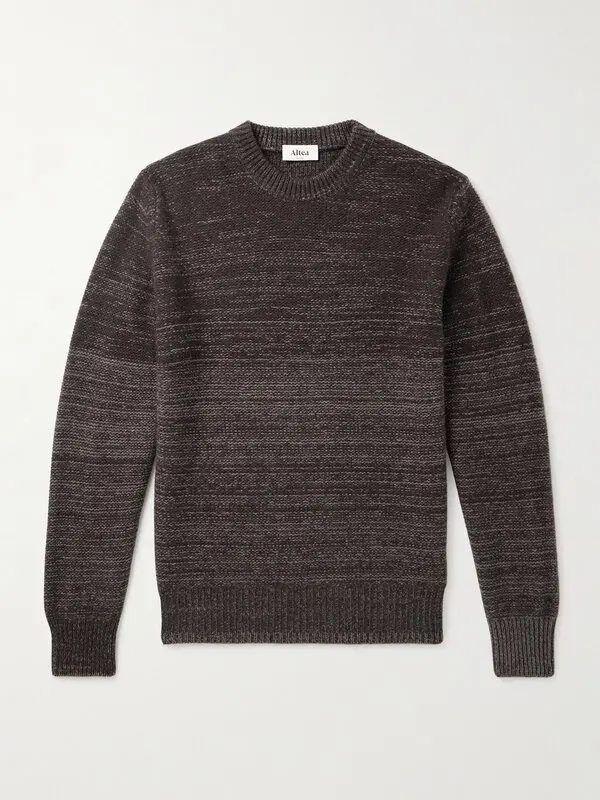 Altea Yak, Wool, And Cashmere-blend Sweater - Brown