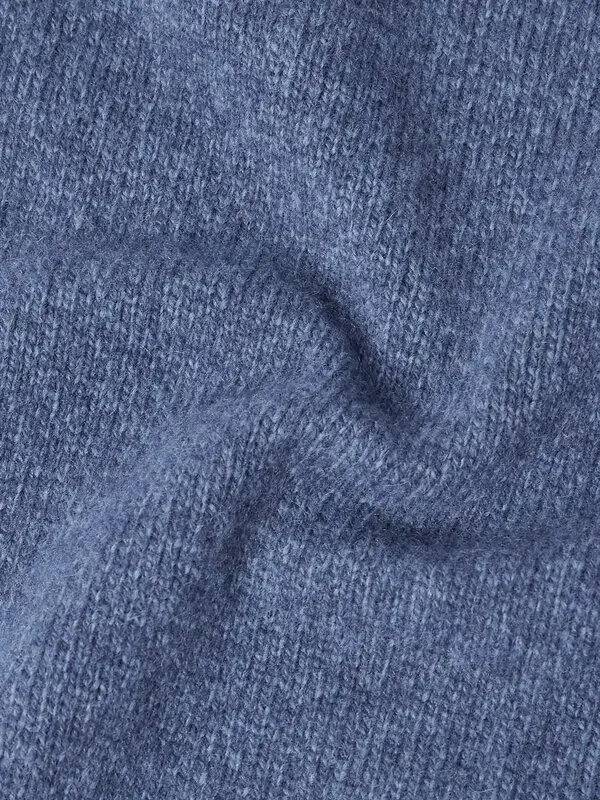 Altea Wool And Cashmere-blend Sweater - Blue