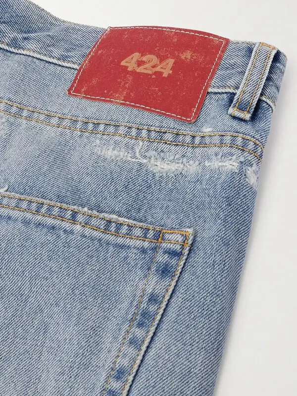 424 Straight-leg Distressed Jeans