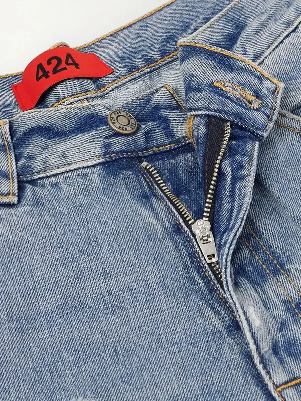 424 Straight-leg Distressed Jeans