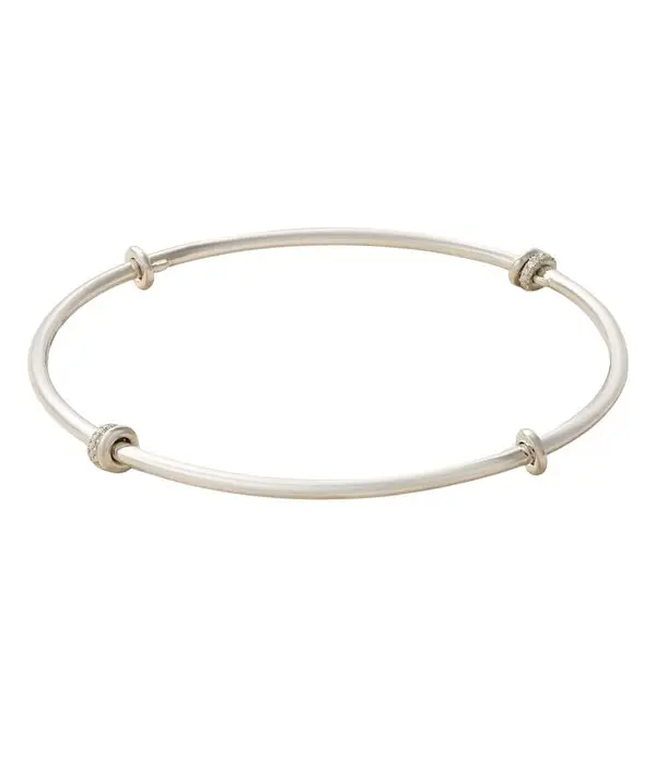 SPINELLI KILCOLLIN Kini Diamond Bangle - Silver