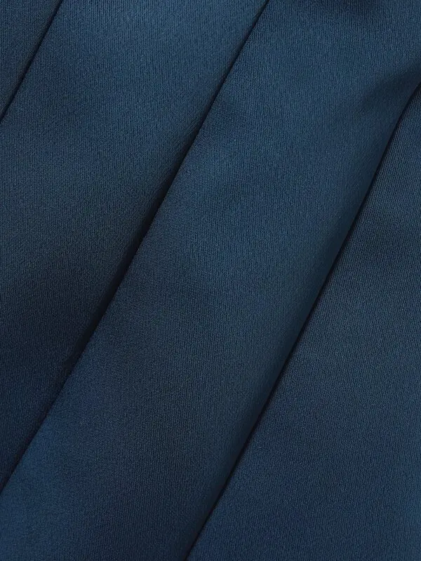 Rebecca Vallance Elivera Paneled Strapless Satin Top - Navy