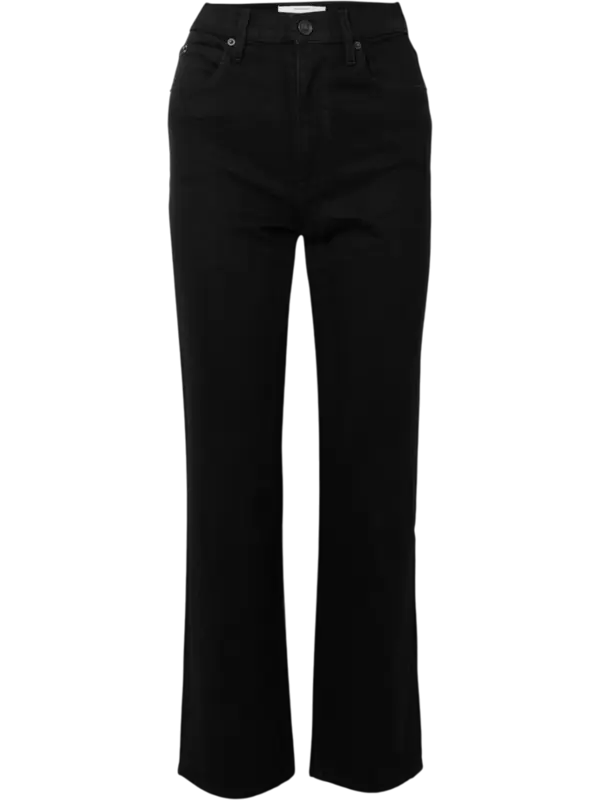 SLVRLAKE London High-rise Straight-leg Jeans - Black
