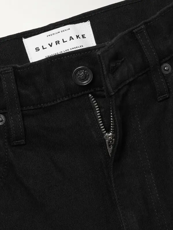 SLVRLAKE London High-rise Straight-leg Jeans - Black