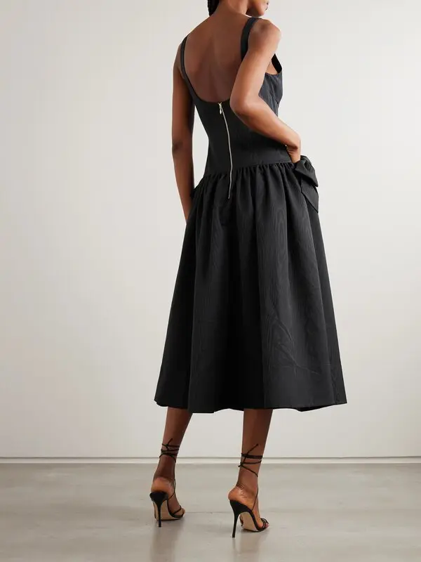 white midi bridesmaid dresses Eliza White Eyelet Midi Dress