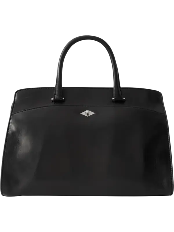 METIER Private Eye Leather Tote - Black