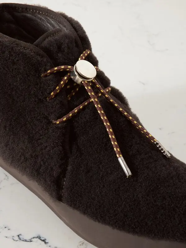 Le Monde Beryl Desert Shearling Ankle Boots