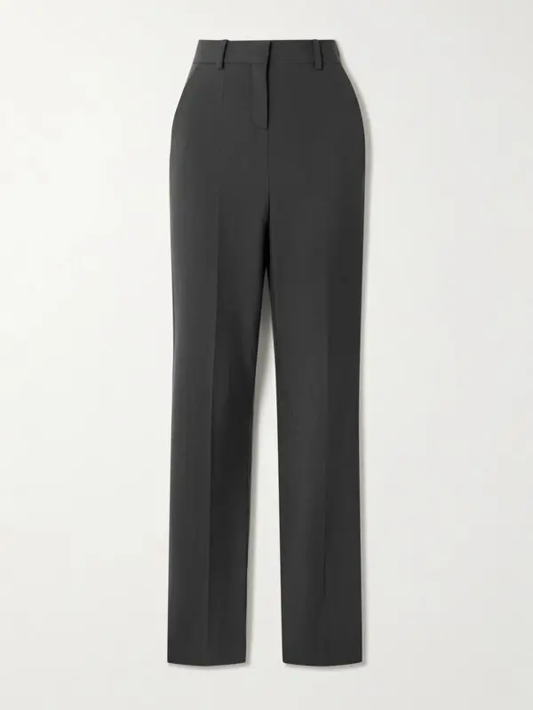 Calvin Klein Lucia Wool Slim-leg Pants - Gray