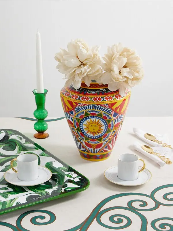 Dolce & Gabbana Small Amphora Porcelain Vase - Red