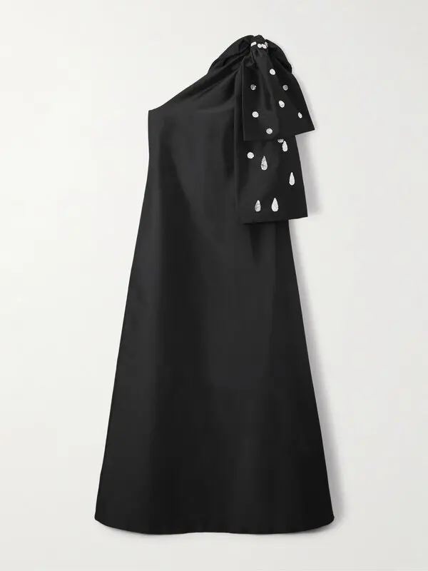 Bernadette Winnie One-shoulder Taffeta Gown