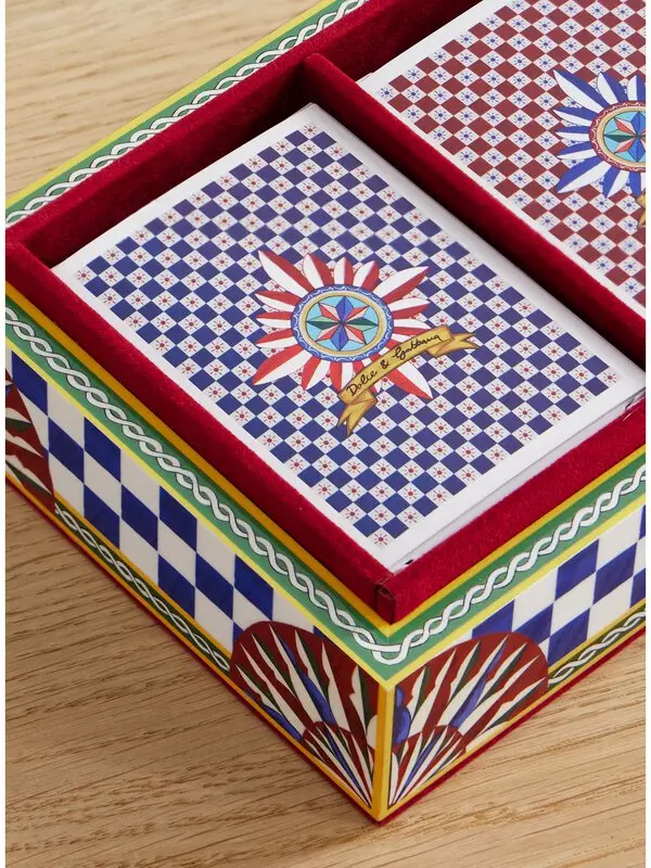 Dolce & Gabbana Printed Playing Card Set