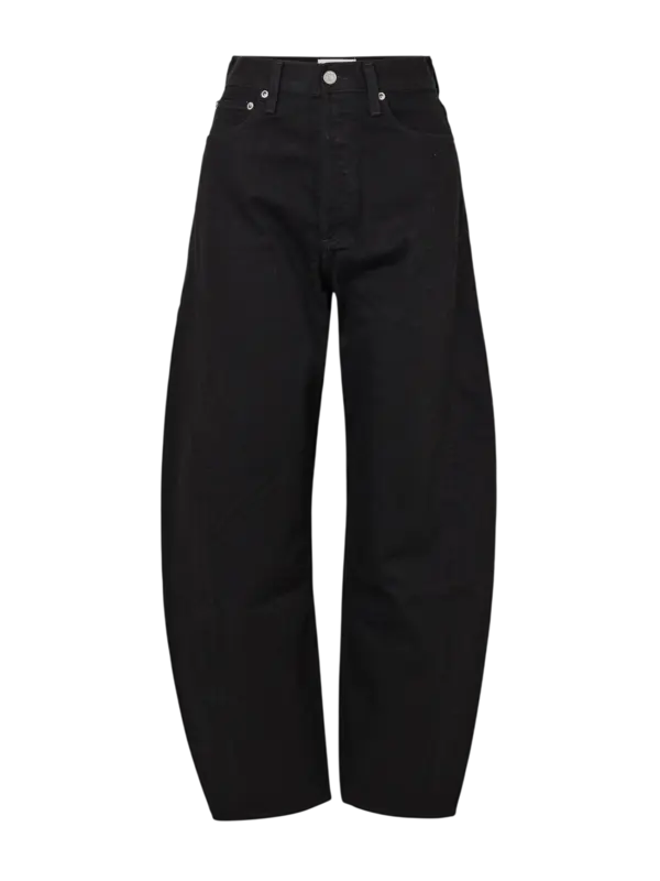 AGOLDE Luna High-rise Barrel-leg Jeans - Black