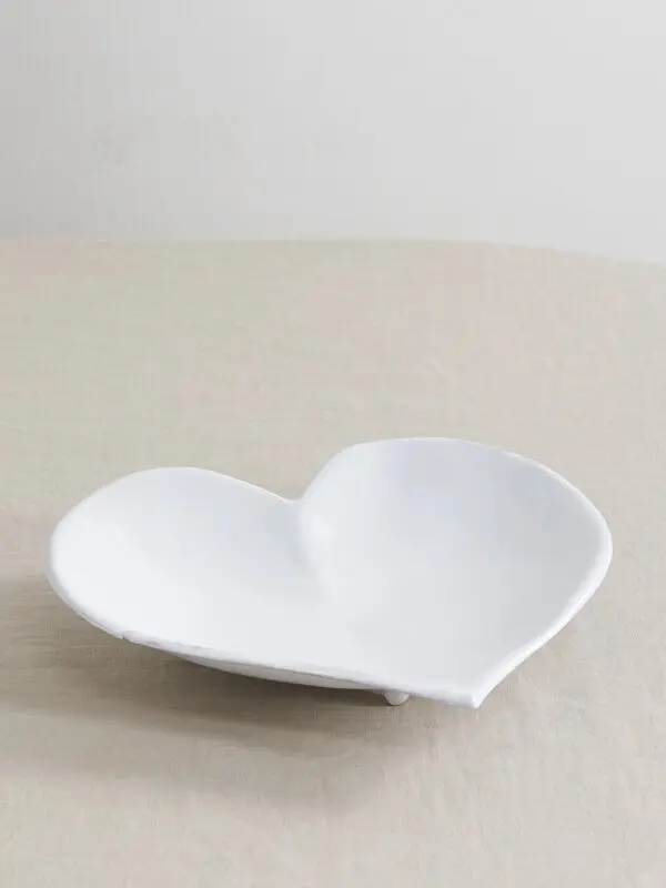 ASTIER DE VILLATTE Coeur Ceramic Platter - White